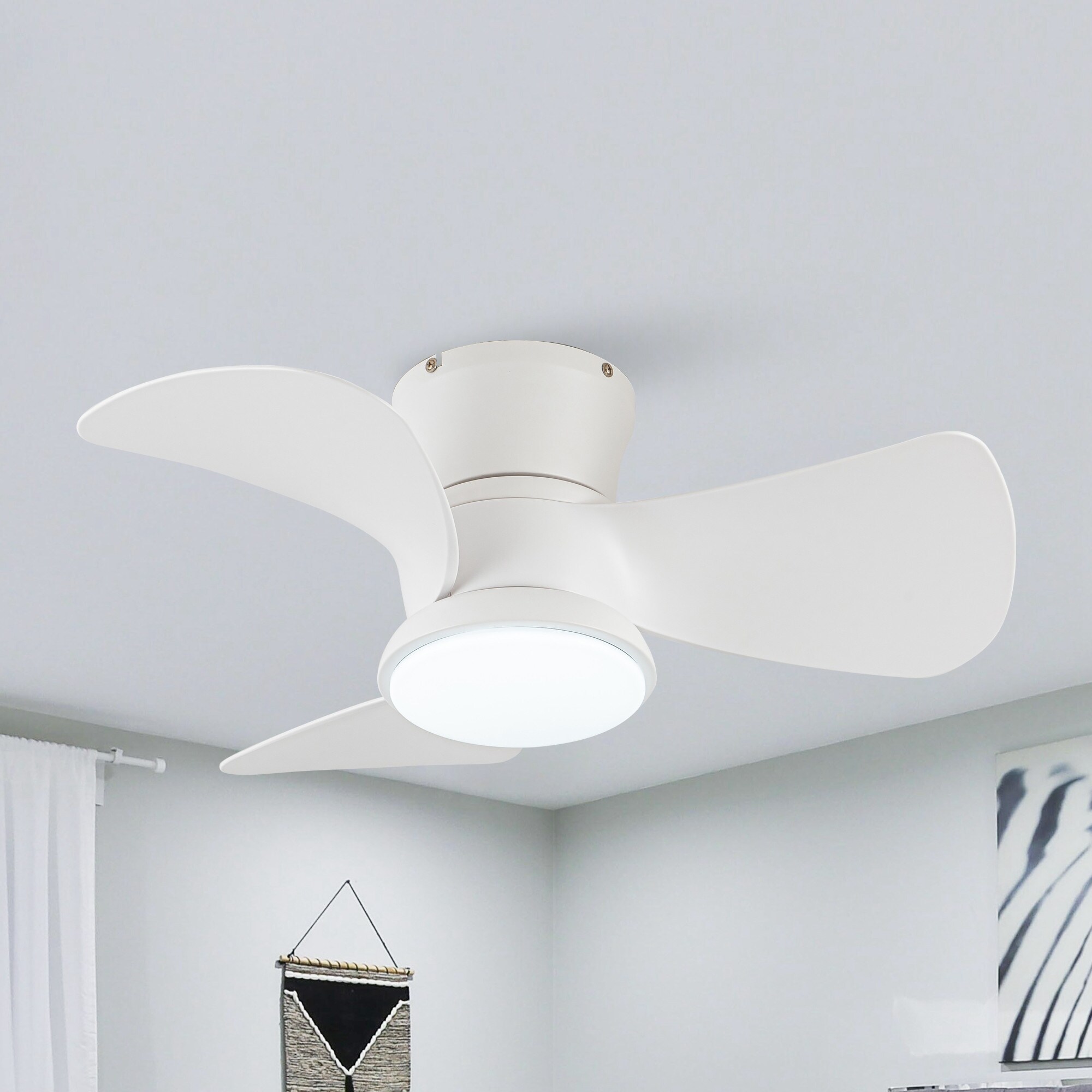 Flush Mount Indoor Ceiling Fans - Bed Bath & Beyond