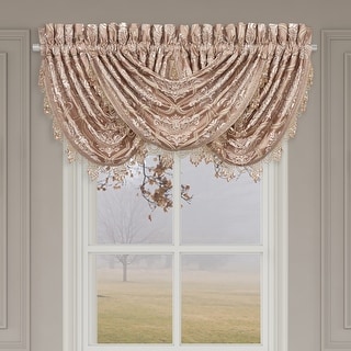 J. Queen New York Rosewater Window Waterfall Valance - Bed Bath ...