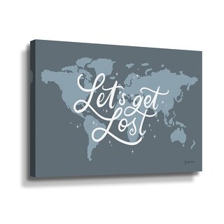 Mapped Out III Gallery Wrapped Canvas - Bed Bath & Beyond - 35398329