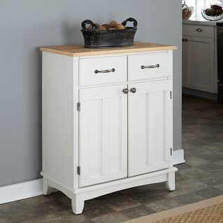 Homestyles Buffet Of Buffets Off-White Wood Buffet - 29" x 16" x 36 ...