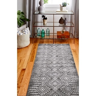 Bashian Anaya Charcoal Contemporary Area Rug - Bed Bath & Beyond - 36579336