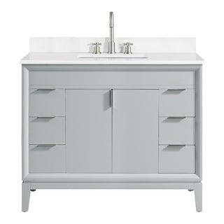 Avanity Emma 43" Vanity Combo with Engineered Stone Top - Bed Bath ...