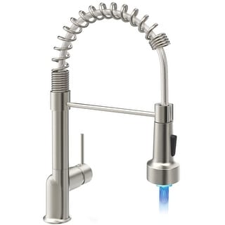 Kitchen Faucet with Sprayer Modern Single Handle Pull Down Sprayer ...