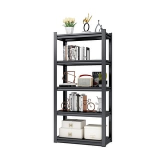 Heavy Duty 5-Tier Metal Shelving Unit Closet - 2500lbs Weight Capacity ...