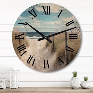 Designart "Tranquility Path To Dune Beach VI" Nautical & Beach ...