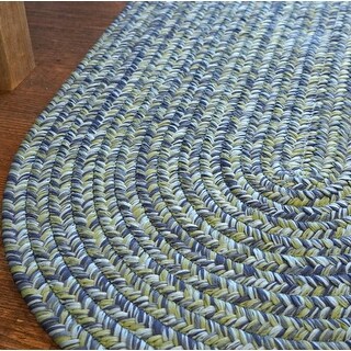 Colonial Mills Seaside Blue Tweed Runner Braided Area Rug - Bed Bath ...