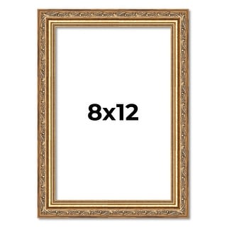 8x12 Frame Red Solid Wood Picture Frame Width 1.75 Inches | Interior ...
