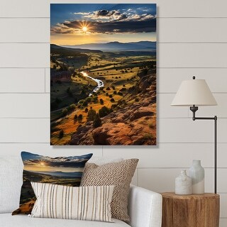 Designart "Colorado Landscape III" Colorado Wall Art Living Room - Bed ...