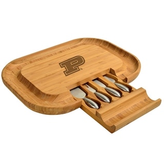 NCAA Purdue Boilermakers Bamboo Cheese & Charcuterie Board - Bed Bath ...