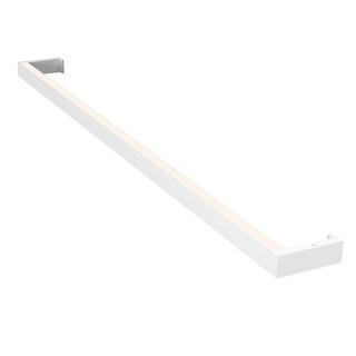 Thin-Line ADA Satin White 36-inch Two-Sided LED Wall Bar, White Shade ...