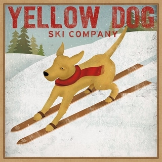 Yellow Dog Ski Co by Ryan Fowler Framed Canvas Art - Bed Bath & Beyond ...