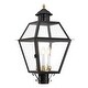 Norwell Lighting Lexington 3 Light 25" Tall Outdoor Post Light with ...