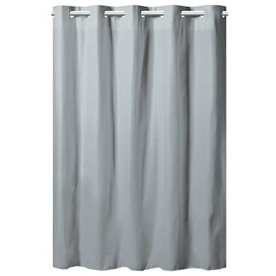Hookless Embossed Dot Microfiber Shower Curtain - Overstock - 31809328