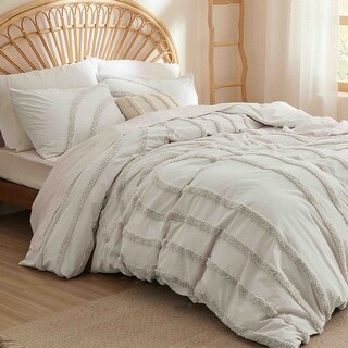 3-Piece Tufted Arch Design Duvet Cover Set - Bed Bath & Beyond - 41917250