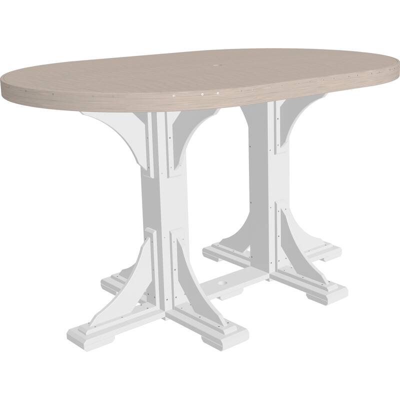 Poly Lumber Round Dining Table Set with Island Chairs - Overstock ...