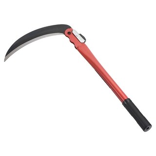 17" Folding Harvest Sickle Steel Blade Weed Remover Scythe Grafting ...