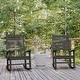 Classic Commercial Grade All-Weather Outdoor Rocking Chairs (Set of 2 ...