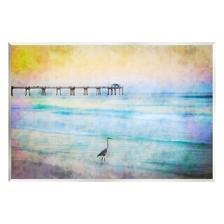 Stupell Abstract Heron on Shore Wall Plaque Art Daniel Sproul - Bed ...