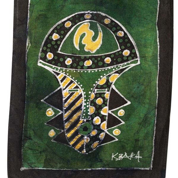Novica Handmade Ghanaian Symbol Batik Wall Hanging - Bed Bath & Beyond ...