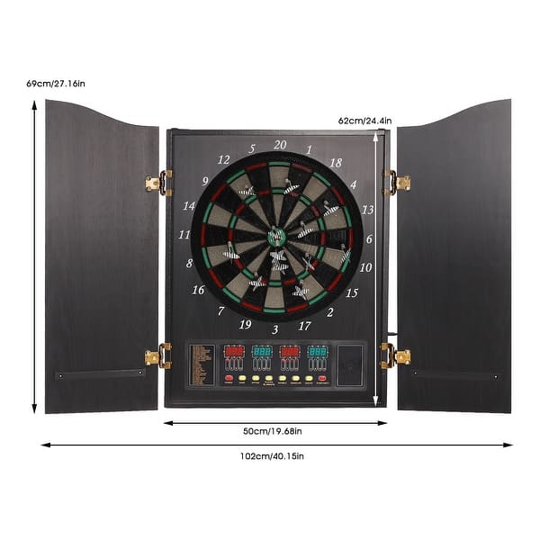 Electronic Dart Machine Decorative Dartboard Cabinet Set - Bed Bath ...