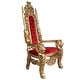 Design Toscano Golden Lord Raffles Collection Lion Throne Chair - Bed ...