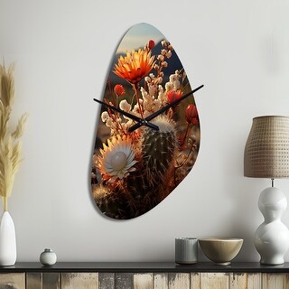 Desert Euphoria Cactus II - Desert Large Wall Clocks - Global Wall ...