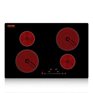 VEVOR Electric Stove 20x11.6in to 30.3x20.5in 240V Glass Cooktop 2 to 5 ...