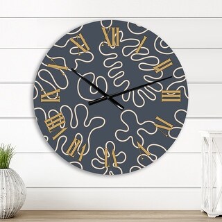 Designart, 'Minimalistic Abstract Organic Shapes I' Mid-Century Modern ...