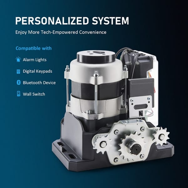 2700 lb Automatic Sliding Gate Opener with 2 Remote Controls - On Sale ...