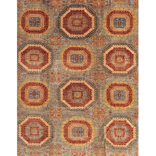 Ahgly Company Machine Washable Abstract Metallic Gold Area Rugs - Bed ...