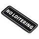 No Loitering Sign, Acrylic Self Adhesive Door Sign Stickers Symbol ...