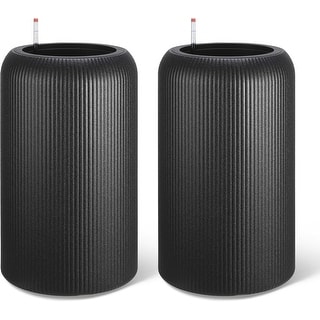 Planters Set of 2 Large Flower Pots with a Water Level Monitor - Bed ...
