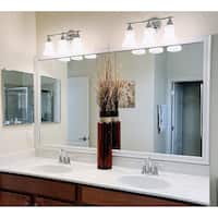 Woodford White Framed Vanity Mirror - On Sale - Bed Bath & Beyond ...