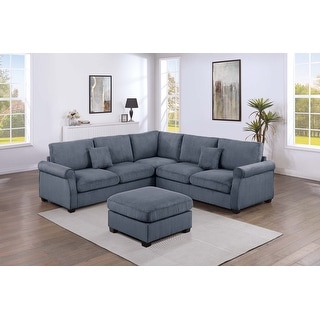 Poundex 4-pcs Sectional - Bed Bath & Beyond - 40712091