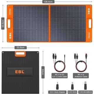 EBL Solar Apollo 100W Portable Solar Panel - Bed Bath & Beyond - 42953846