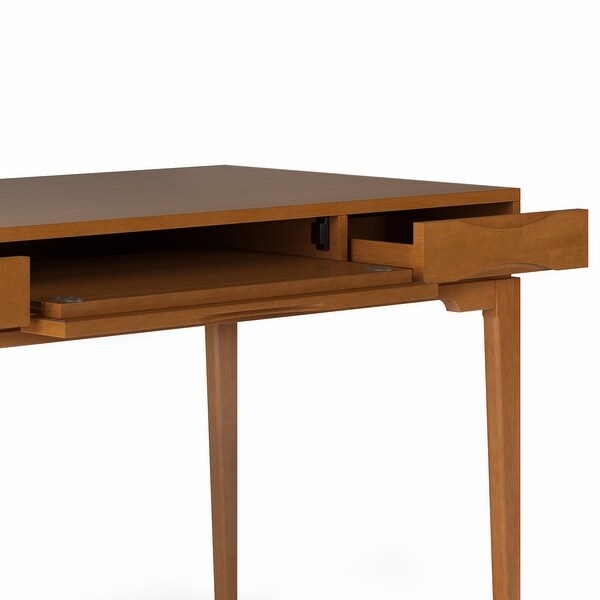 Wyndenhall stewart solid wood modern industrial 60 inch wide writing office desk store