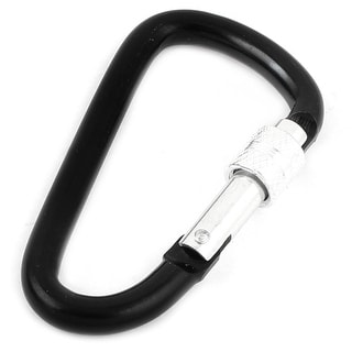 Unique Bargains Outdoor Camping Keyring Screw Lock D-Ring Spring Loaded ...