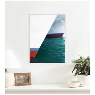 Kate and Laurel Sailing Across Costal Waters by Alicia Abla Framed ...