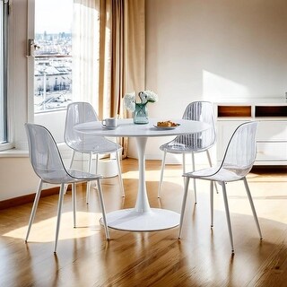 Simplistic Modern Elegant Dining Set,1+4 Set,5piece Dining Set,Kitchen ...