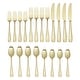 Oneida Moda Satin Champagne 20 Piece Fine Flatware Set, Service For 4 ...