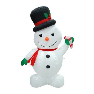 4' Inflatable Snowman - Bed Bath & Beyond - 23543117