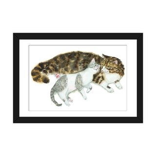 iCanvas "Cat Couple II" by Alexey Dmitrievich Shmyrov - Bed Bath ...