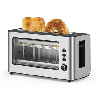 2 Slice Toaster with Extra Wide Long Slots - Bed Bath & Beyond - 37527935