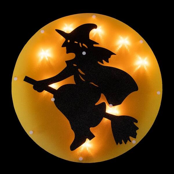 halloween witch window silhouettes