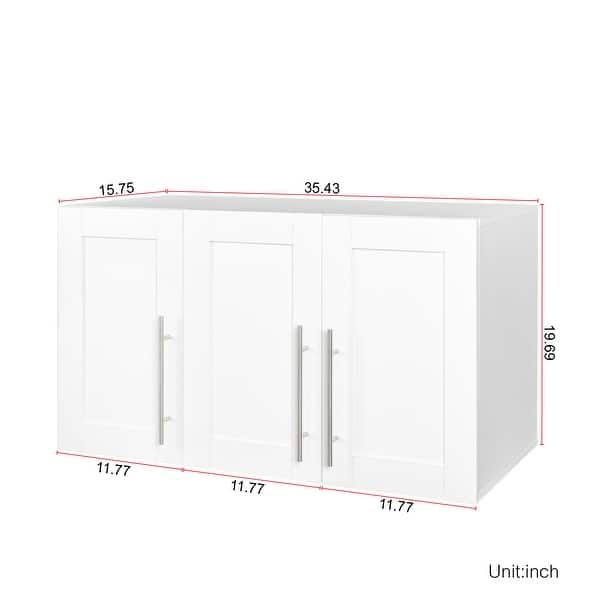 Stackable Wall Mounted Storage Cabinet - Bed Bath & Beyond - 37558484