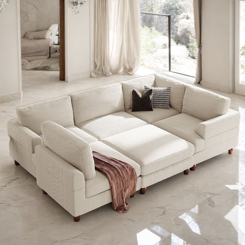 Modern L-Shaped Modular Sectional Sofa Set - Bed Bath & Beyond - 40045310