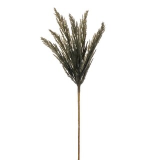 Vickerman 26" Dark Green Glitter Artificial Reed Spray, 3 per bag ...
