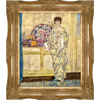 La Pastiche The Yellow Room with Victorian Gold Frame, 28" x 32" - Bed ...