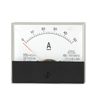 Analog DC 50A Current Rectangle Panel Meter Gauge 44C2 - DC 50A - Bed ...