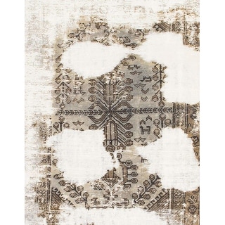 Ahgly Company Machine Washable Abstract Bullet Shell Brown Area Rugs ...